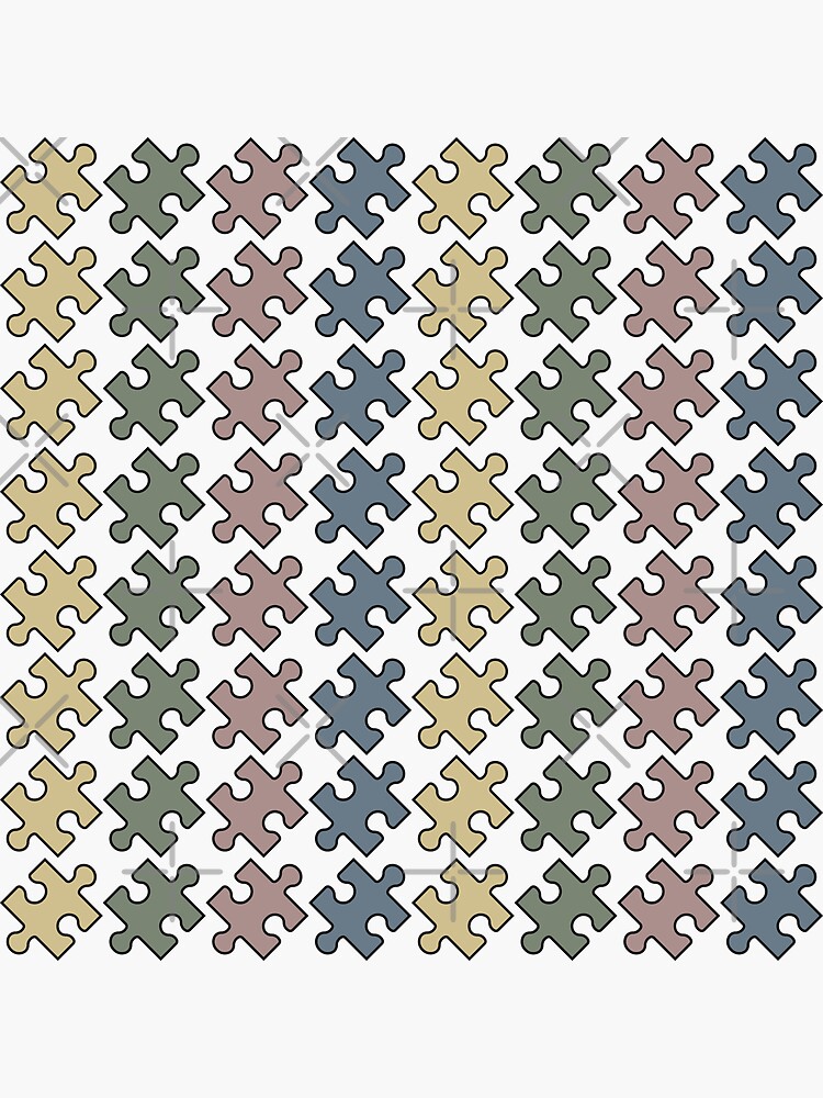 "Pleasantly Puzzling" Sticker for Sale by platonicXXI | Redbubble