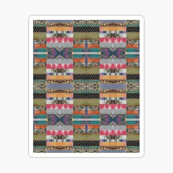 "Collage Patchwork" Sticker for Sale by towbinart | Redbubble