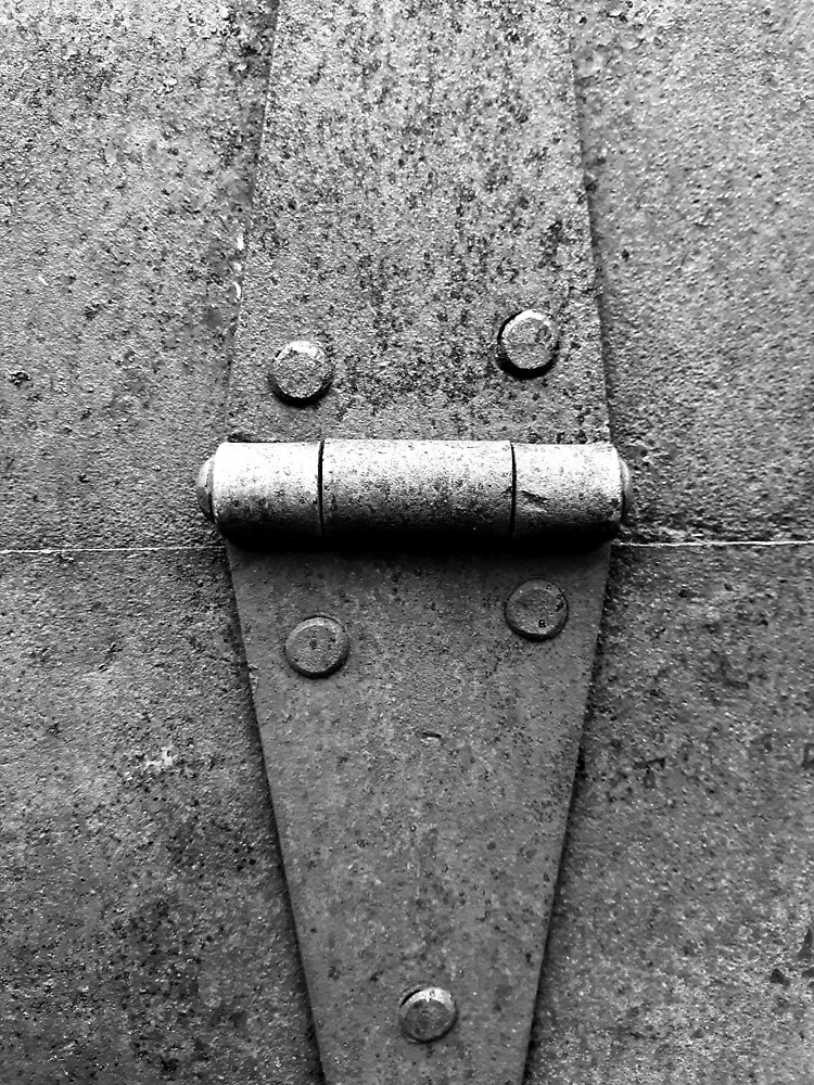 "Vertical Hinge" Sticker by JenJoiner | Redbubble