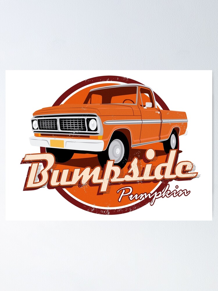 "Bumpside Pumpkin Truck" Poster for Sale by CoolRide | Redbubble