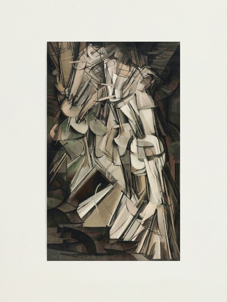 "Nude Descending A Staircase No. 2 - Marcel Duchamp - 1912" Photographic Print for Sale by ...