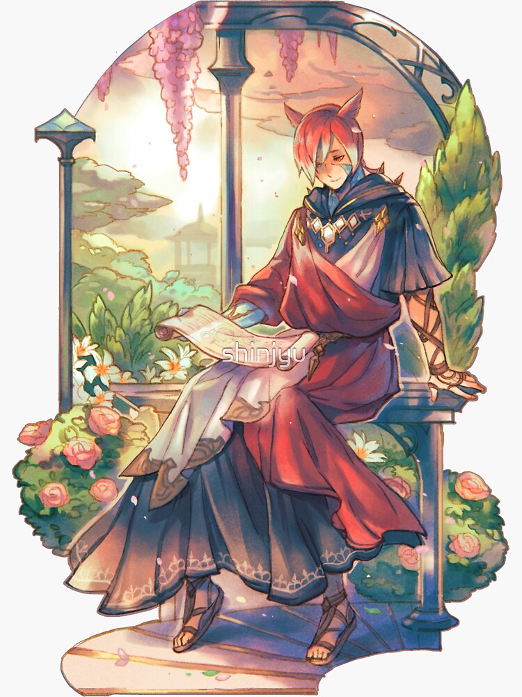 "Crystal Exarch - In His Garden" Sticker for Sale by shinjyu | Redbubble