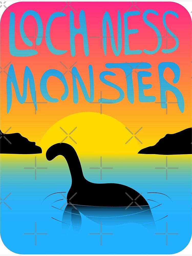 Loch Ness Monster Sunset Premium Matte Vertical Poster sold by Cameron ...