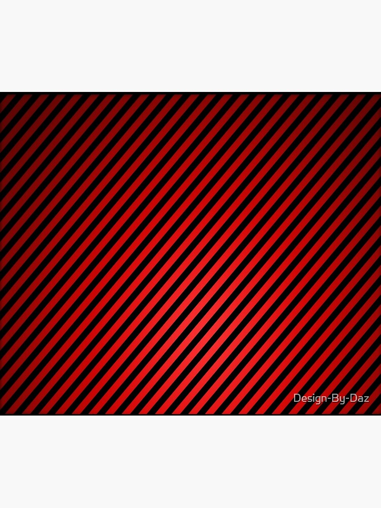 "Diagonal Stripes in black and red" Throw Blanket by Design-By-Daz ...