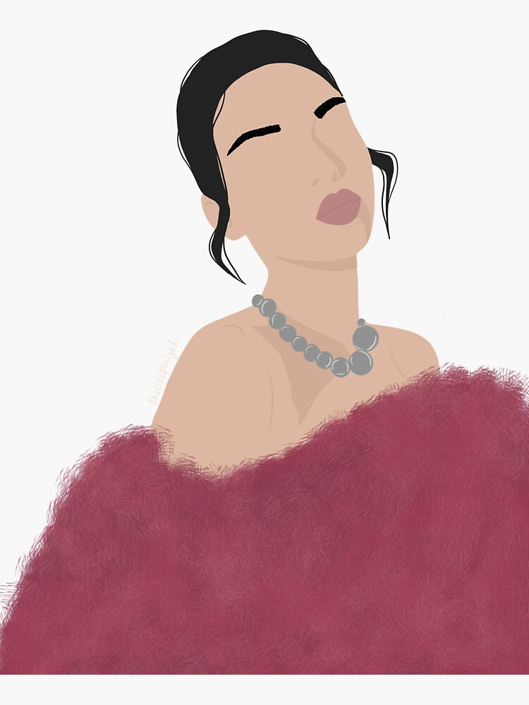 "Kendall Jenner" Sticker by thedeepsight | Redbubble