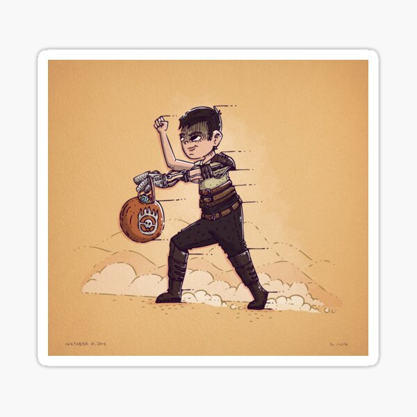 "Imperator Furiosa Trick or Treat" Sticker for Sale by TaylorRoseArt ...
