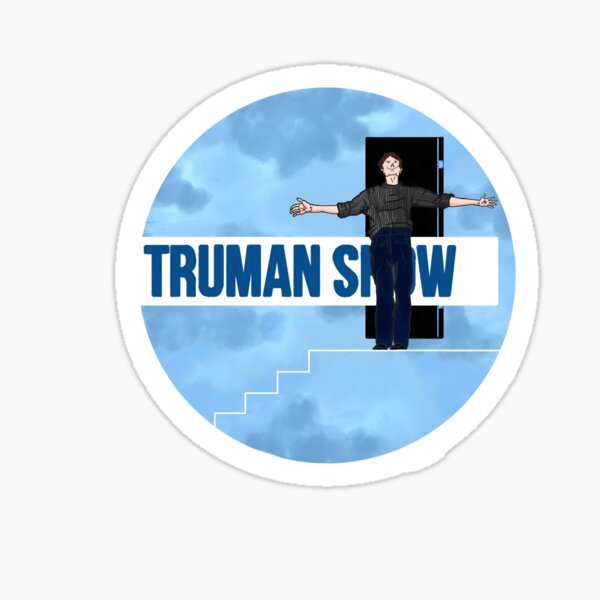"The Truman Show" Sticker for Sale by rockandrell | Redbubble