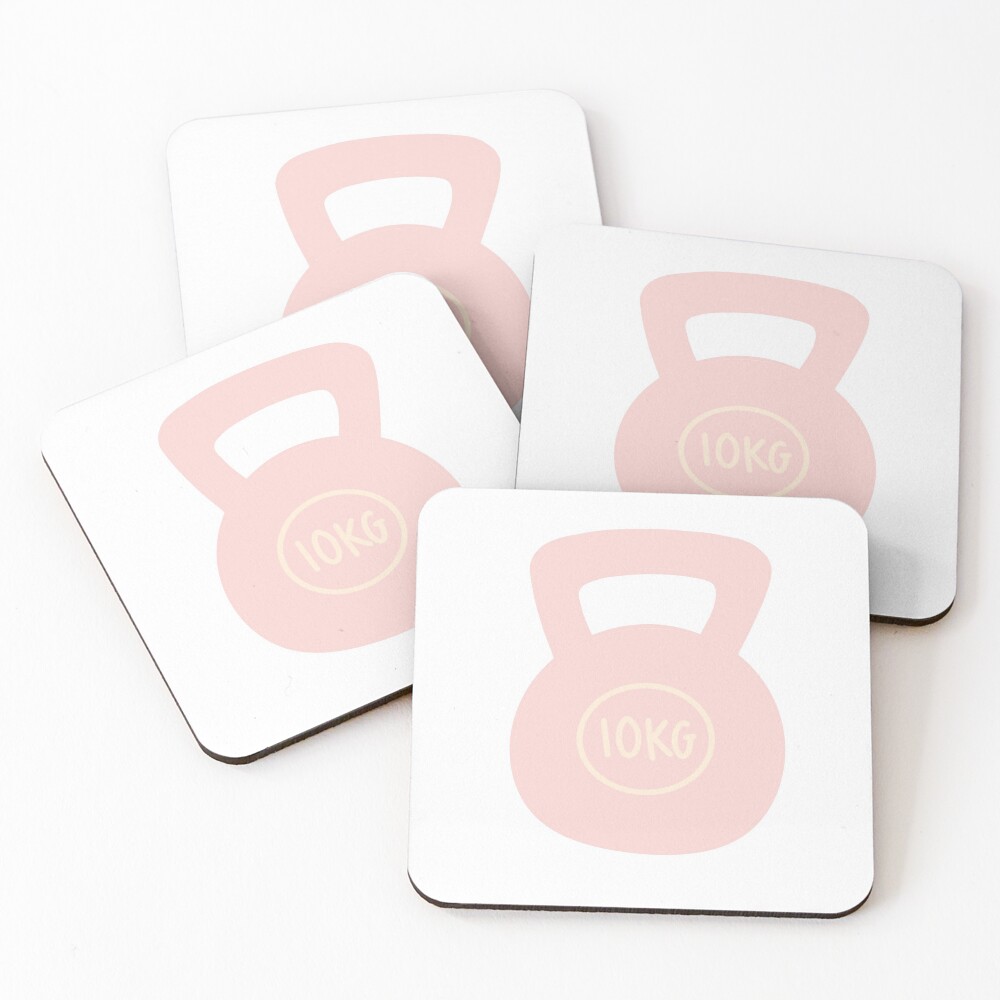 "Cute Pink Kettlebell Sticker " Sticker for Sale by MorganRenfro ...