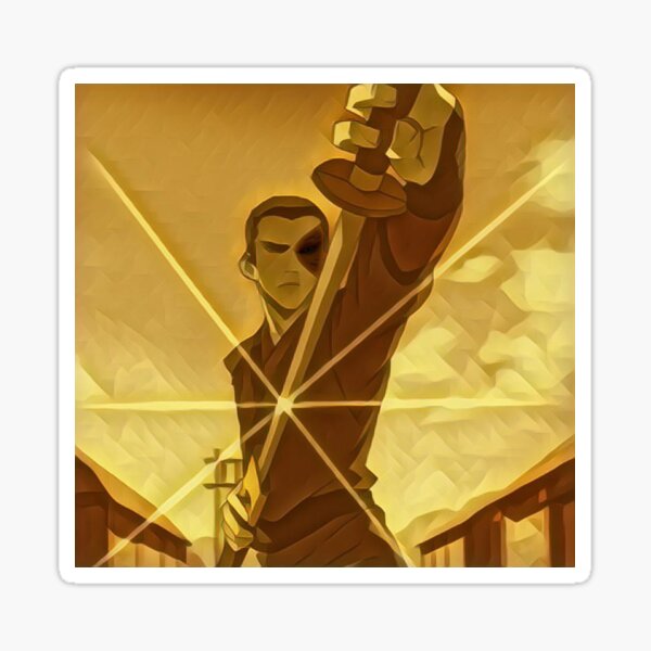 "Avatar TLA: Zuko with Swords" Sticker for Sale by lotr-fan | Redbubble