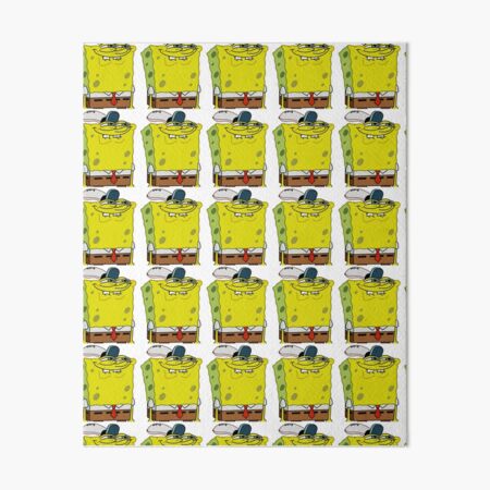 "Spongebob Grin Meme" Art Board Print for Sale by MemeShoppp | Redbubble