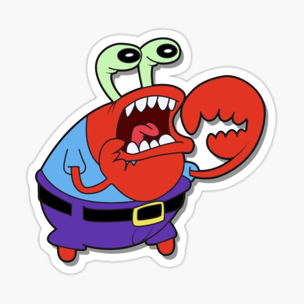 "Mr. Krabs Baby Meme" Sticker for Sale by MemeShoppp | Redbubble