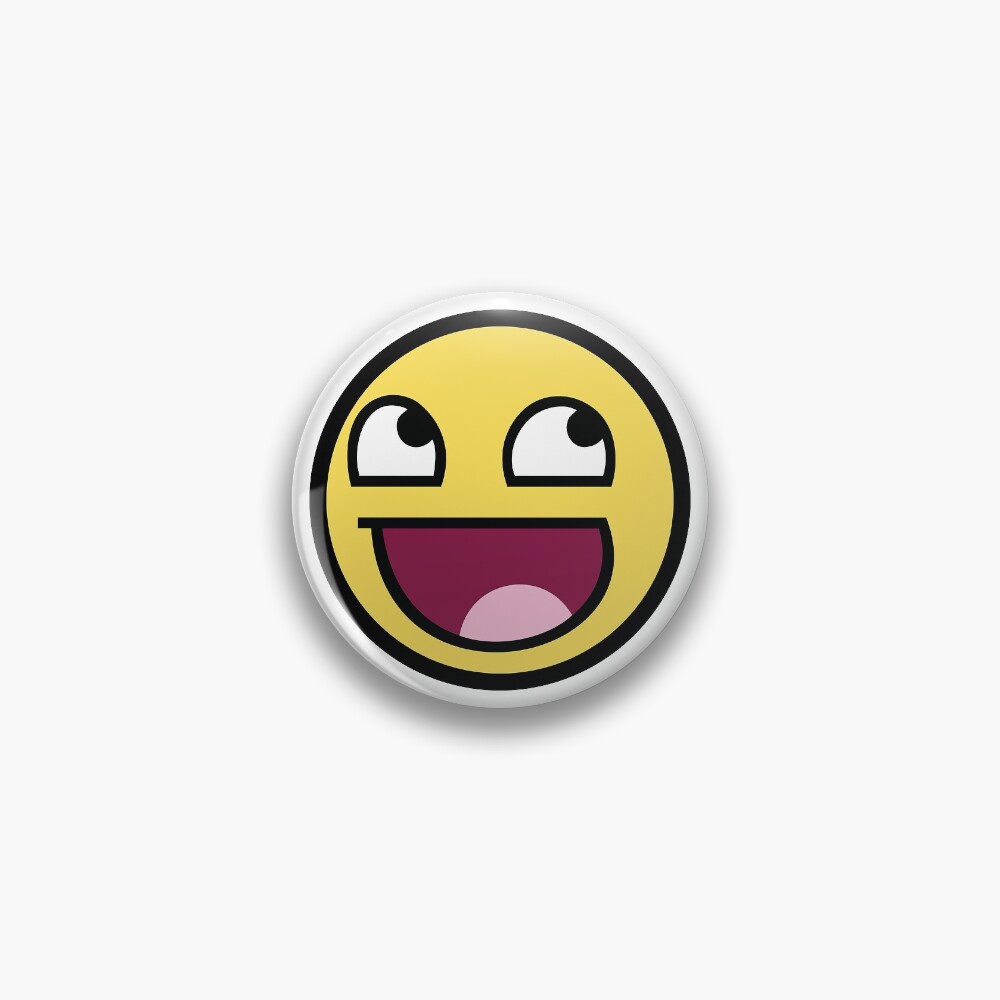 "Smiley Derp Face" Sticker for Sale by uncool-cat | Redbubble
