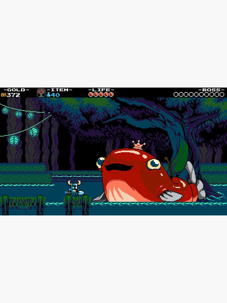 "Shovel Knight Troupple King" Sticker by Icedcream | Redbubble