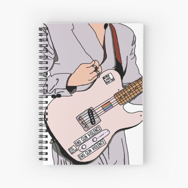 "Harry Styles BLM + Pride" Spiral Notebook by divyakatyal | Redbubble
