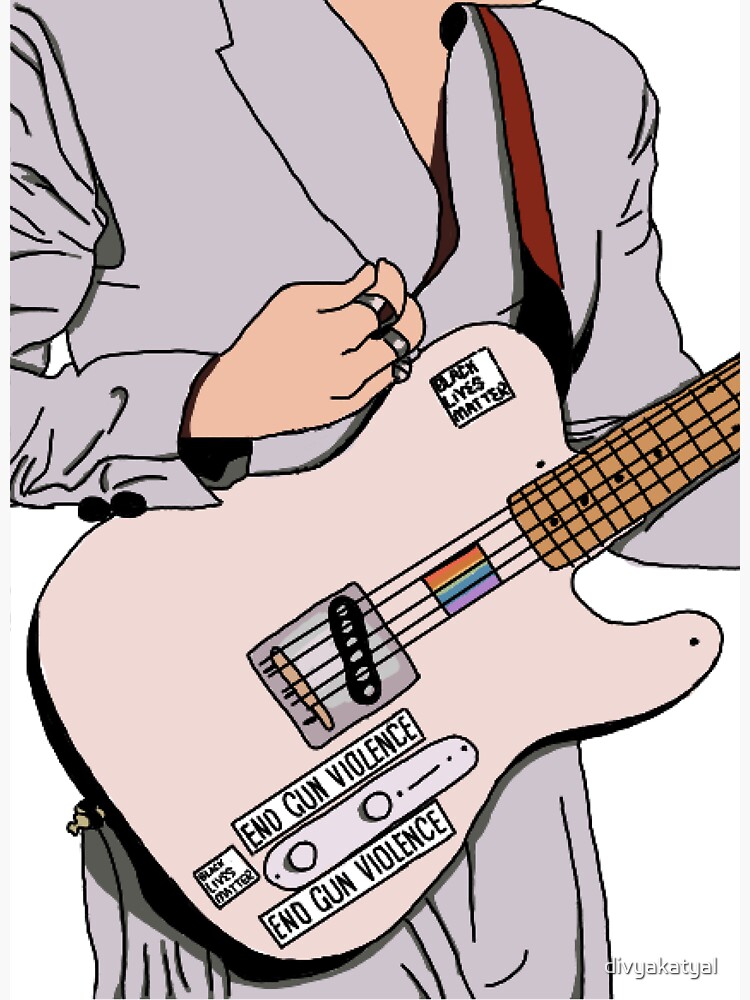 "Harry Styles BLM + Pride" Sticker by divyakatyal | Redbubble