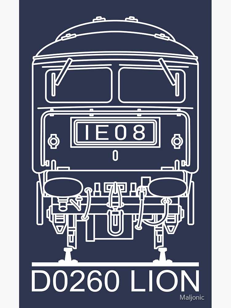 "D0260 Lion Prototype Type 4 Diesel Locomotive British Rail Prototype ...