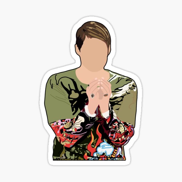"Stefon from SNL" Sticker for Sale by Elmerfudd33 | Redbubble