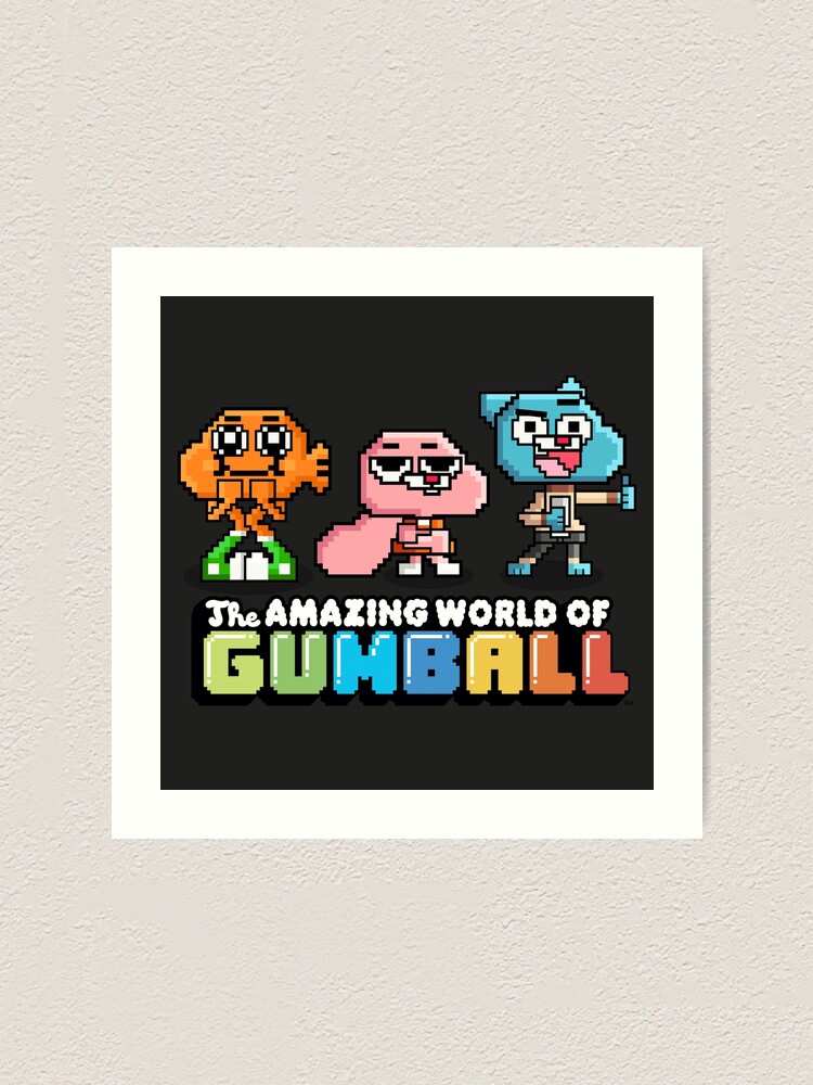 "The Amazing World of Gumball 8-Bit RPG Video Game" Art Print for Sale ...