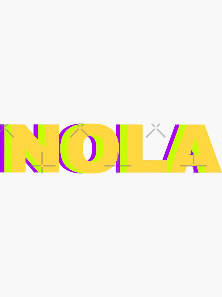 "Nola sticker " Sticker by Jcosse123 | Redbubble