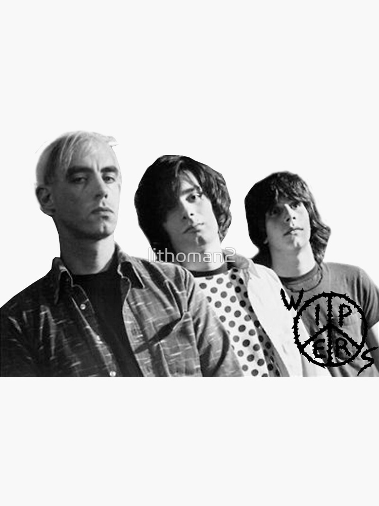 "Wipers Rock Band Group " Sticker for Sale by lithoman2 | Redbubble