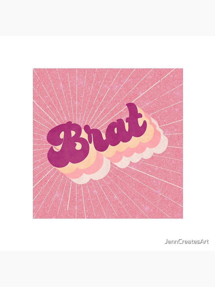 "Brat - Let them know with this retro 1970’s design (D/s BDSM kink ...