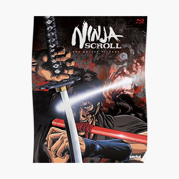 "NINJA SCROLL" Poster for Sale by gadgetworld | Redbubble