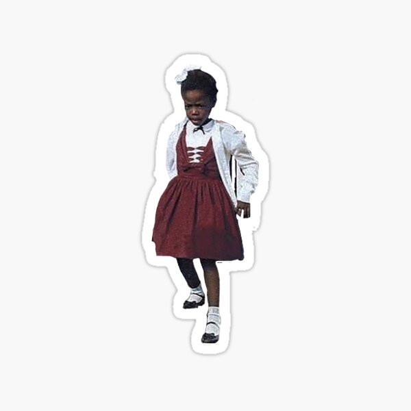 "Ruby Bridges Civil Rights " Sticker for Sale by Brooke-da | Redbubble
