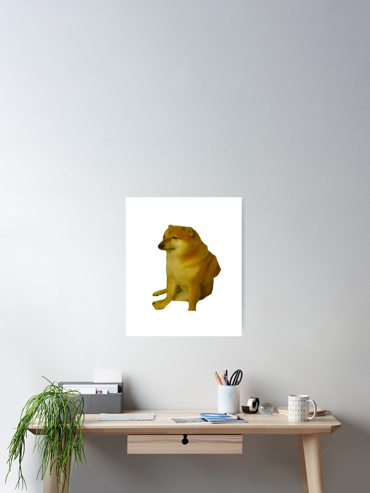 "Cheems sad dodge meme" Posterundefined by Jeangel97 | Redbubble