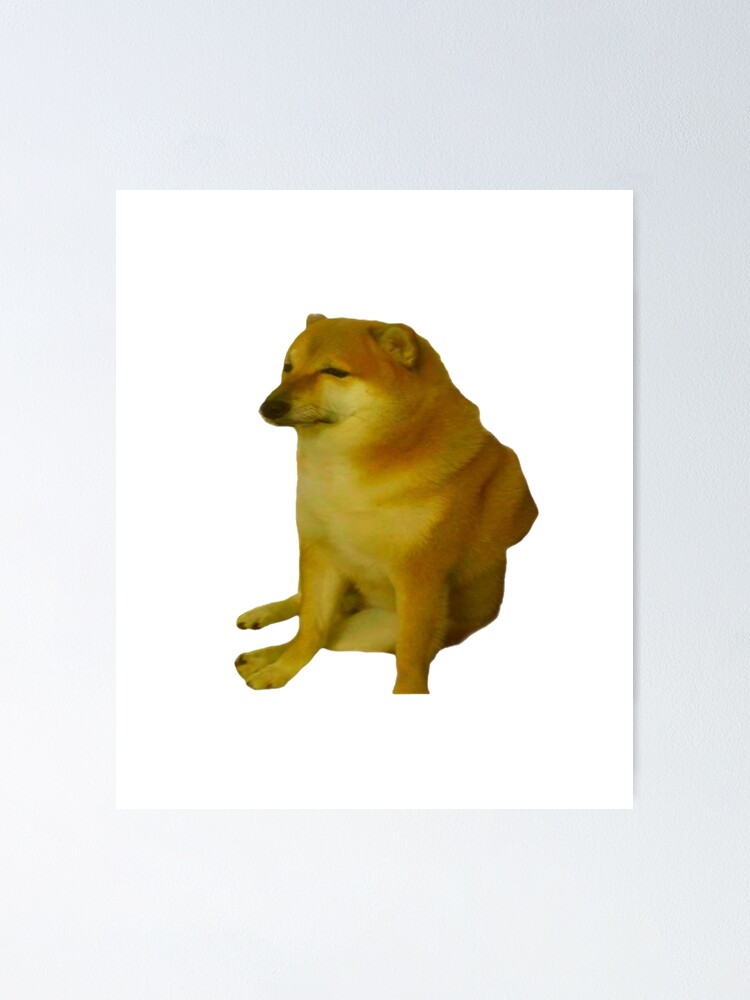 "Cheems sad dodge meme" Posterundefined by Jeangel97 | Redbubble