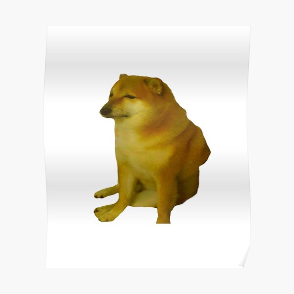 Sad Doge Posters | Redbubble
