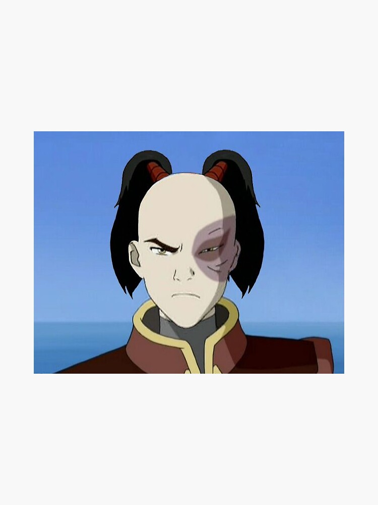 "zuko, pony tail" Sticker by awesomelong | Redbubble