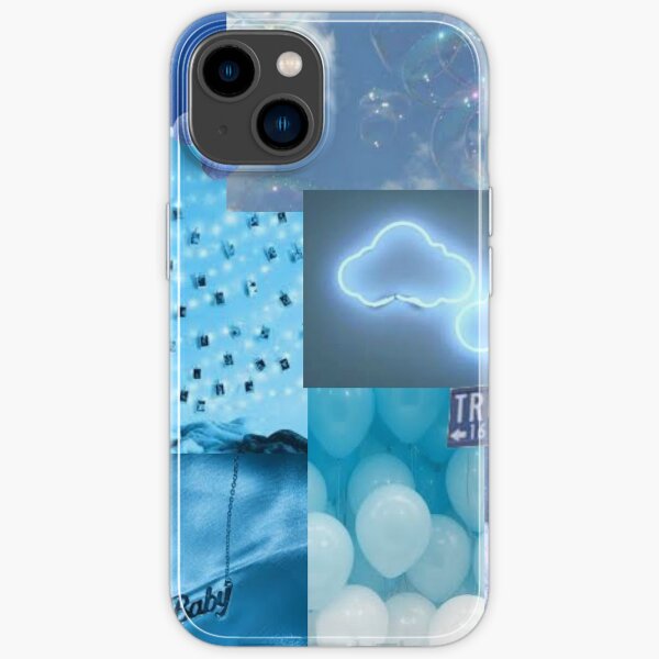 "blue aesthetic collage" iPhone Case for Sale by lucycatalano1 | Redbubble
