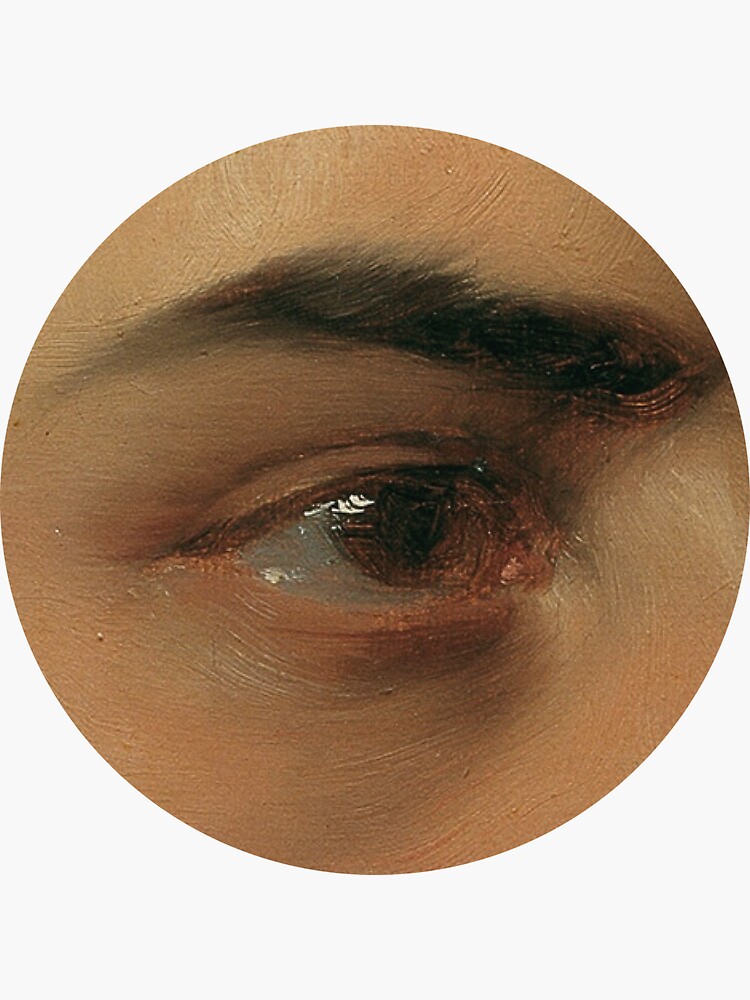 "Eye painting " Sticker for Sale by ocd-dot | Redbubble