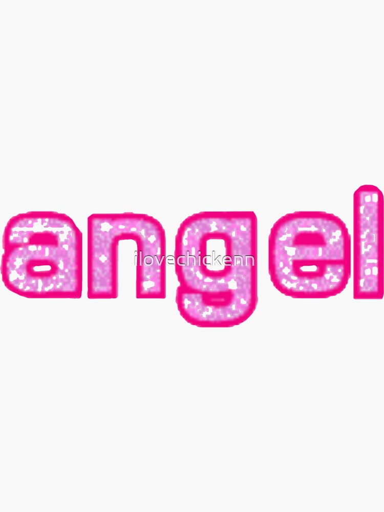 "angel aesthetic y2k" Sticker for Sale by ilovechickenn | Redbubble