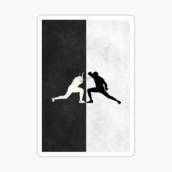 "fencing foil" Sticker by hussainaltaweel | Redbubble