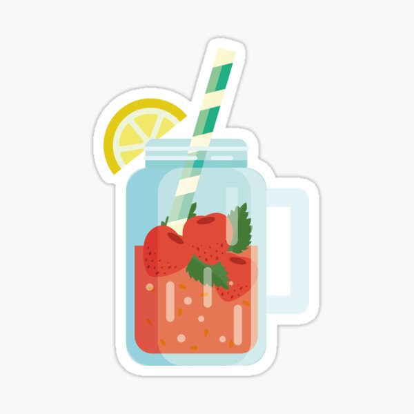 "Fruity drink" Sticker by Mandy-Kuijper | Redbubble