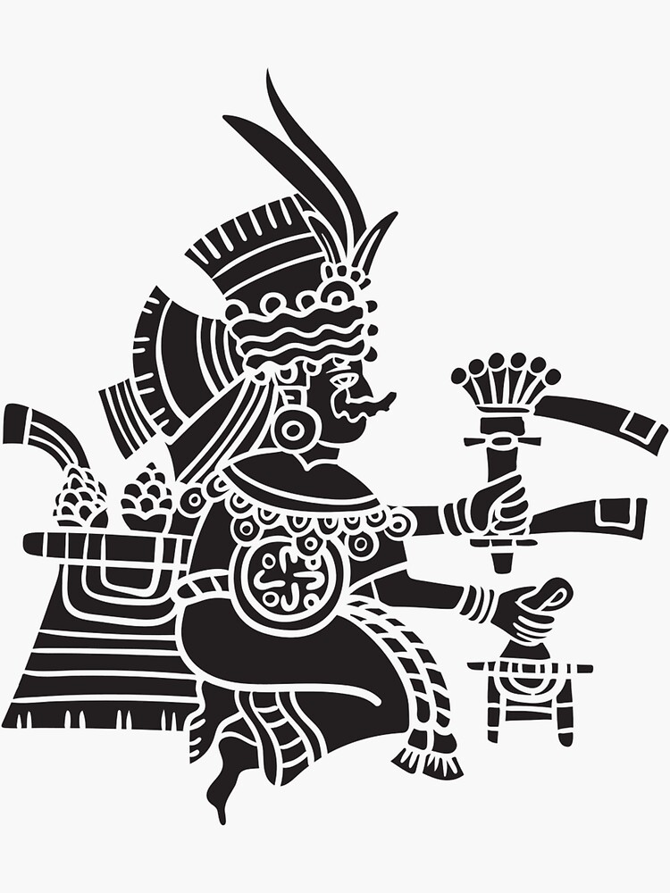 "QUETZALCOATL AZTEC GOD VECTOR " Sticker for Sale by ALINNAN789 | Redbubble