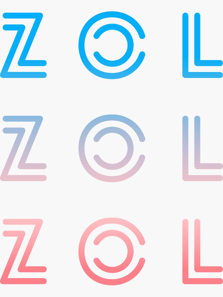 "Zol zOl zoL" Sticker by Kajusmcr | Redbubble