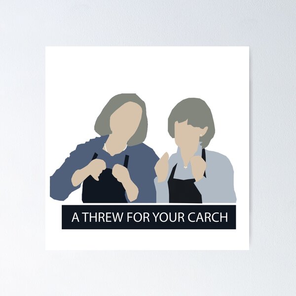 "Prude and Trude - Kath and Kim" Poster for Sale by angusblackley | Redbubble