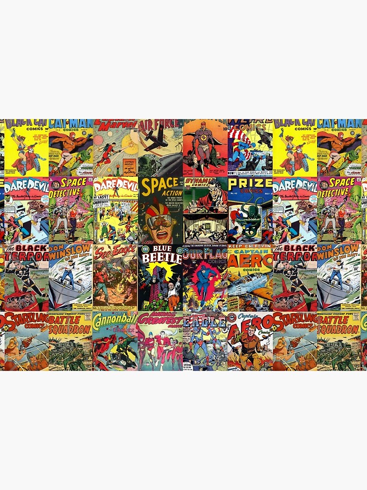 "Comic Book Collage II" Mask for Sale by BrambleBox | Redbubble