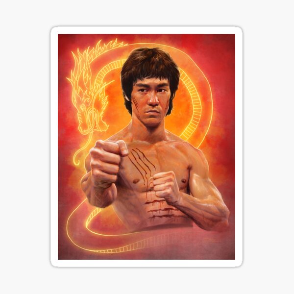 Bruce Lee Stickers | Redbubble