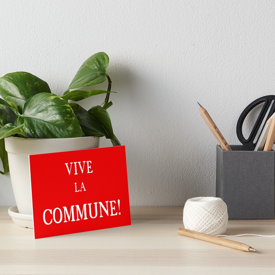 "Flag of the Paris Commune" Art Board Print for Sale by Strigon67 ...