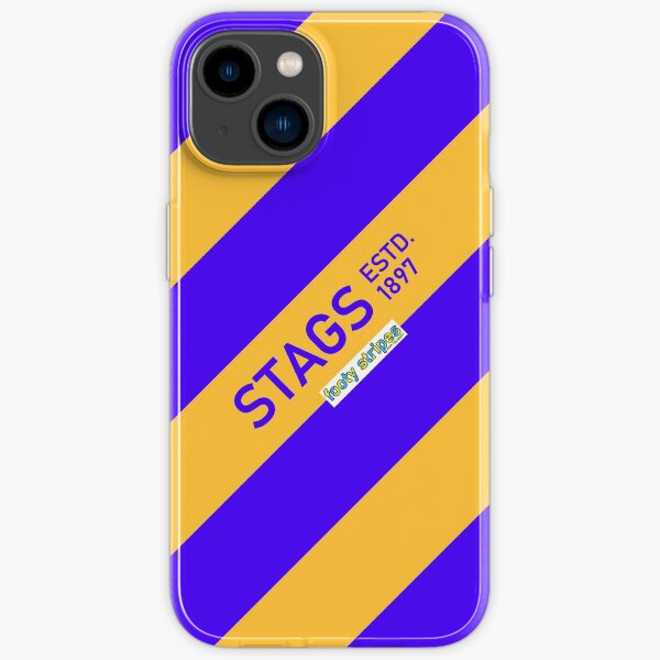 "MTFC - Stags Footy Stripes" iPhone Case for Sale by footystripes ...