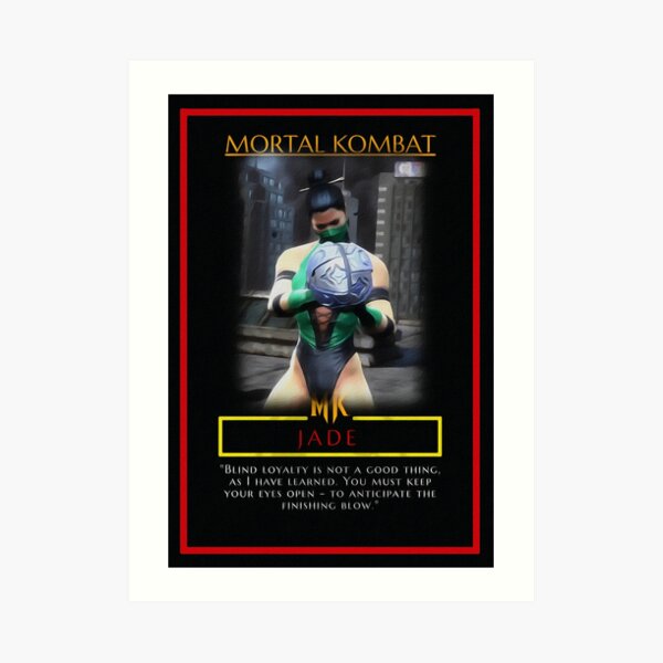 "Jade Mortal Kombat (MKX) Secret Characters, Poster,sticker and more ...
