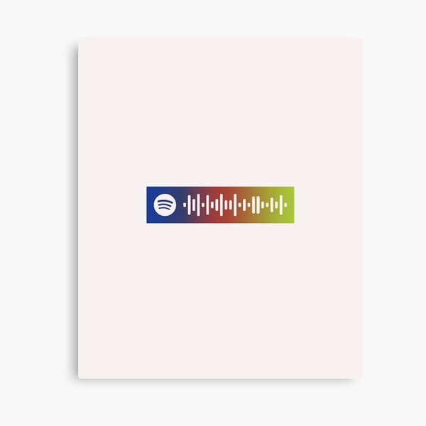 Spotify Code Canvas Prints | Redbubble