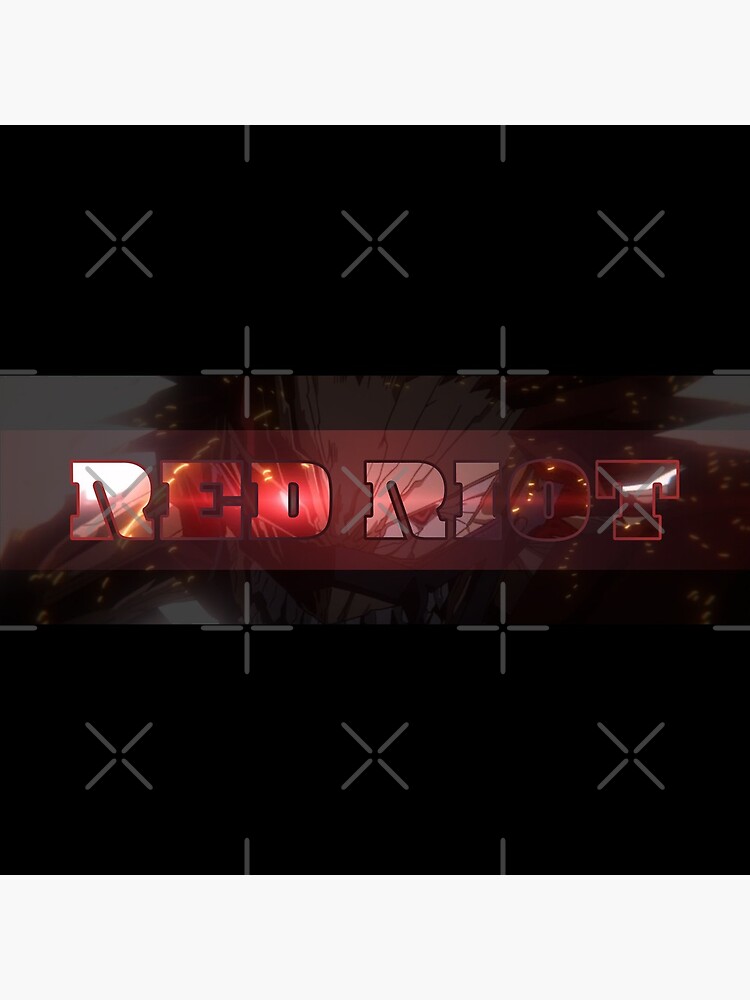 "Red Riot MHA Ver. 1" Poster by MaikoDesigns | Redbubble