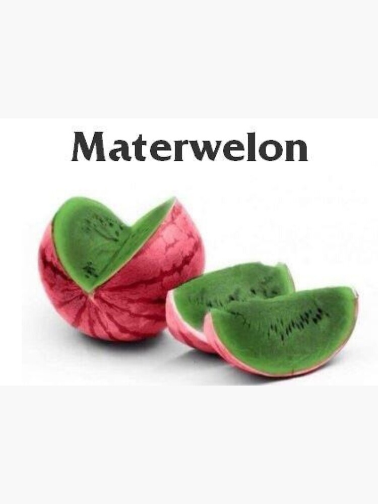 "meme Materwelon or Watermelon" Sticker for Sale by Poniamy | Redbubble