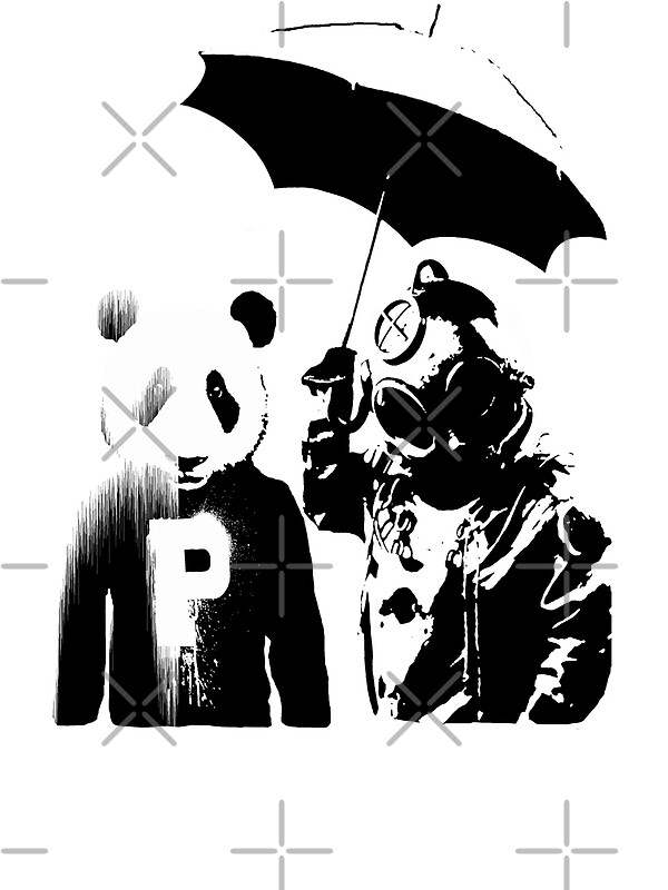 "saving panda" by derP | Redbubble