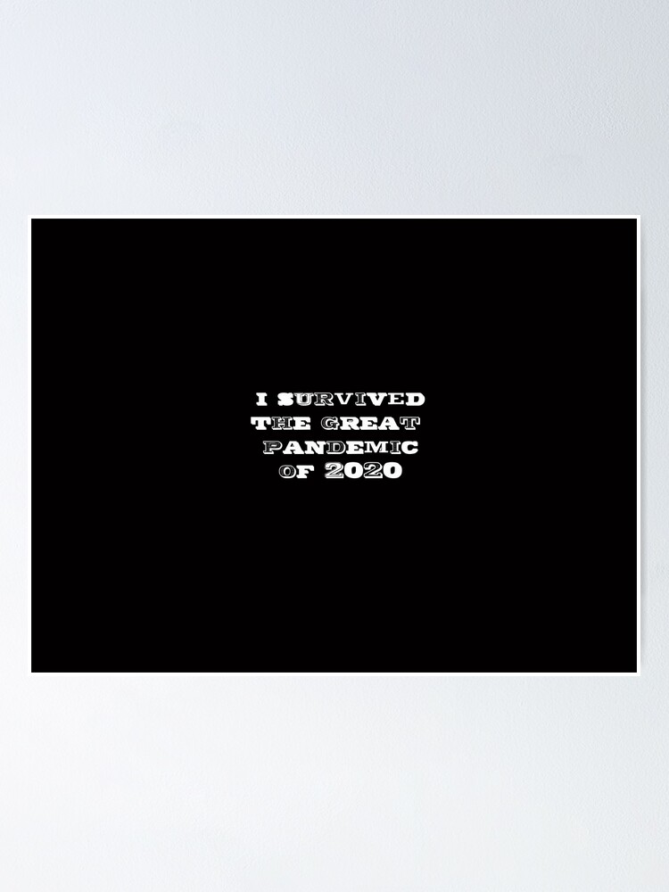"I survived the great pandemic of 2020 logo design. covid-19 funny ...