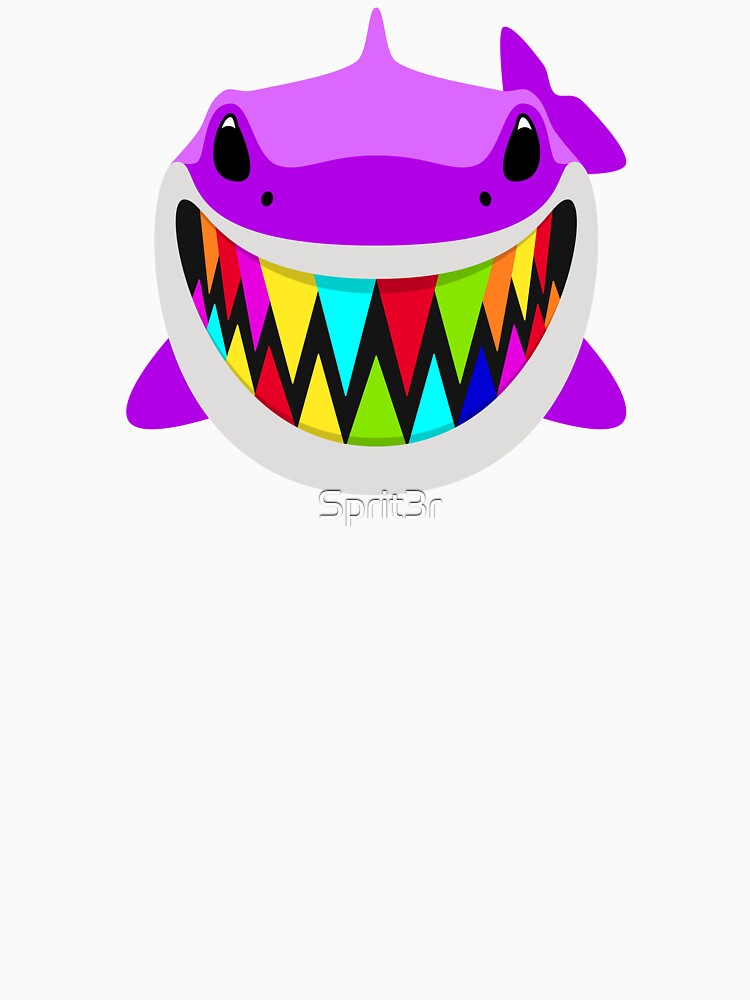 "Rainbow Shark" T-shirt by Sprit3r | Redbubble